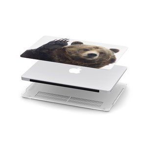 Handmade | Accessories | Cute Brown Bear Animal Case For Apple Macbook ...